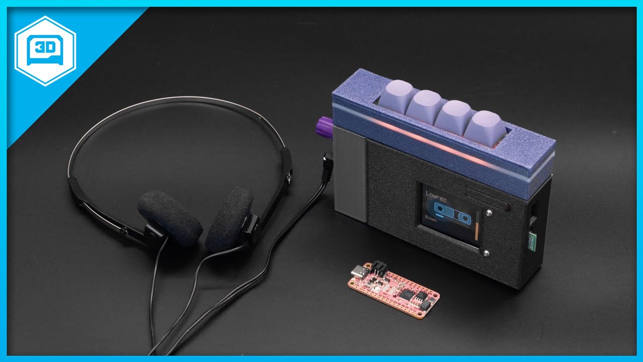 MP3 Player Walkperson #adafruit #3dprinting #circuitpython