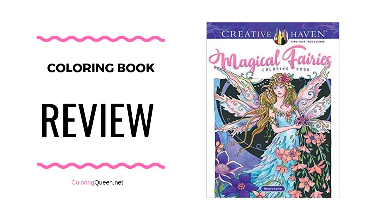 Magical Fairies  Coloring Book Review - Marjorie Sarnat