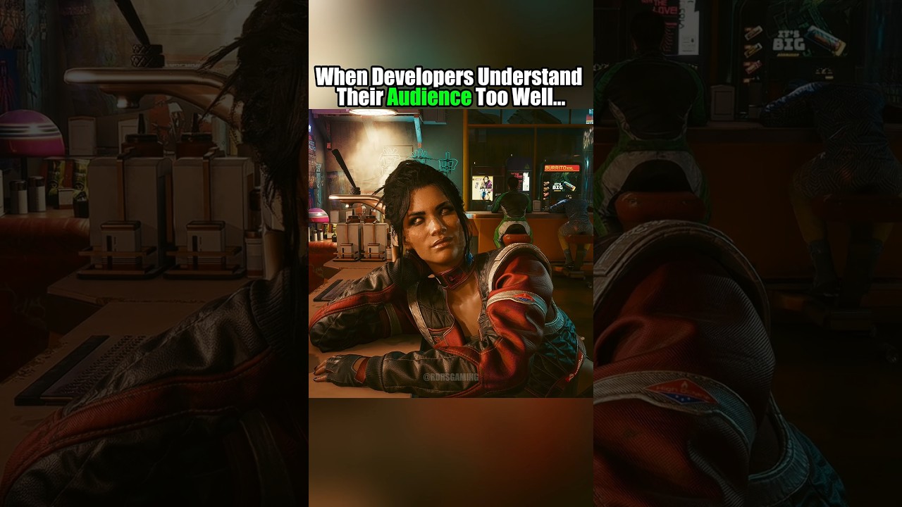 Cyberpunk 2077 - Developers understand their audience too well...  #shorts