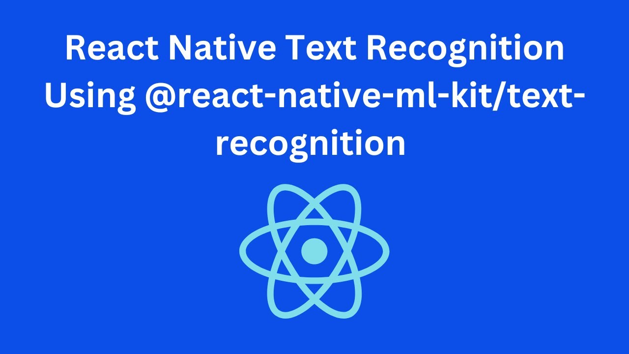 Text Recognition Using React Native @react-native-ml-kit/text-recognition