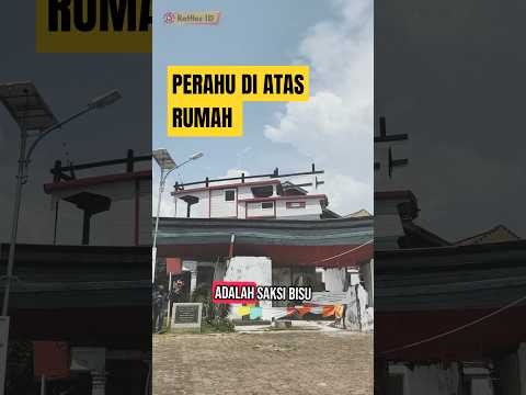 Perahu tersangkut peninggalan tsunami aceh #sumatera #viraltiktok #faktaunik