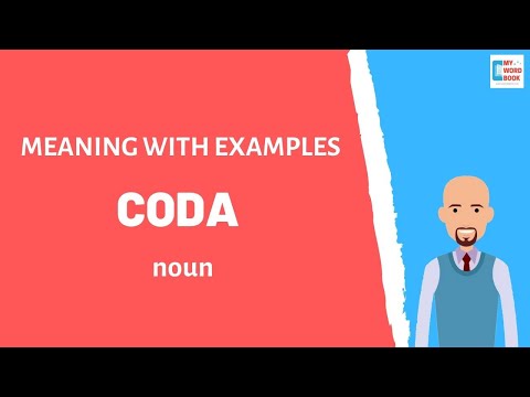 Coda | Meaning with examples | My Word Book