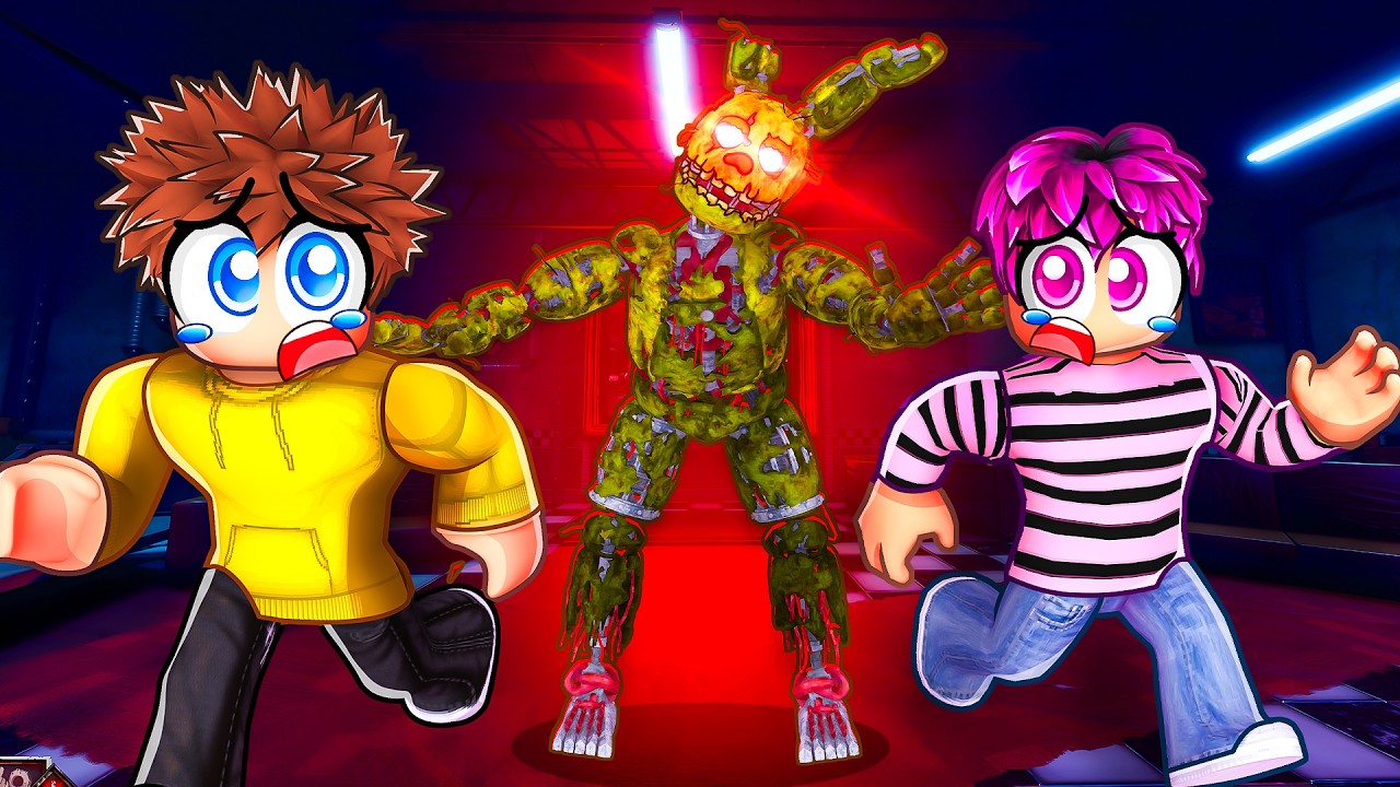 WE MADE HIM PLAY ROBLOX BITE BY NIGHT WITH US...