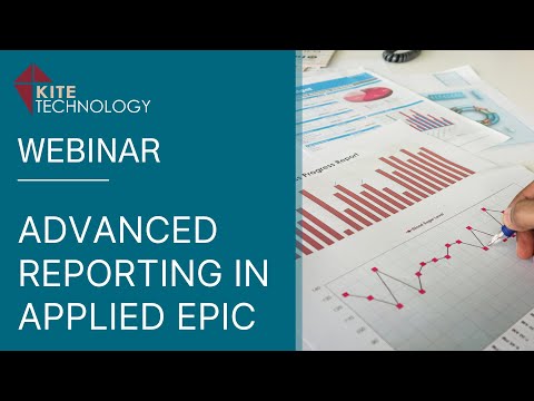 Advanced Reporting in Applied Epic