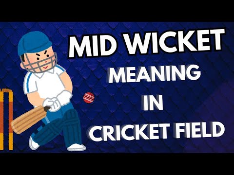 π· Mid Wicket Meaning In Cricket Field ππ #midwicket