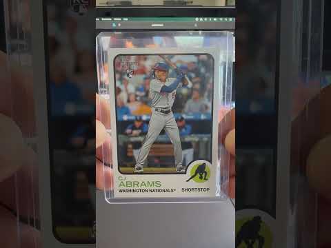 BREAKING NEWS: Cj Abrams spotted with tentacles-Alien confirmed? 👽 #shortstop #rookiecards