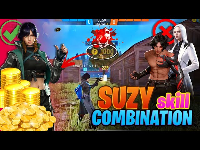 Character: Free Fire MAX में Suzy कैरेक्टर: ताकत, कीमत और खरीदने की ...