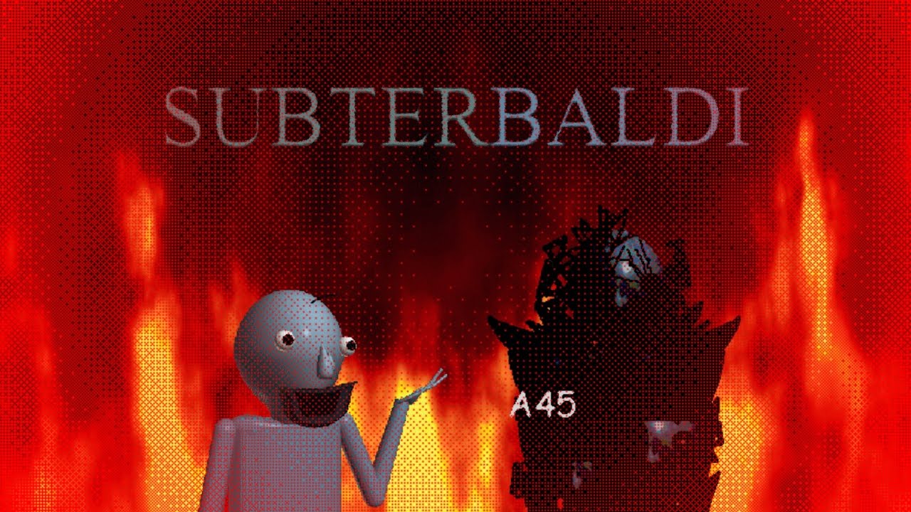 SubterBaldi! - Baldi's Basics Classic Mod - Android Showcase + Mod Menu