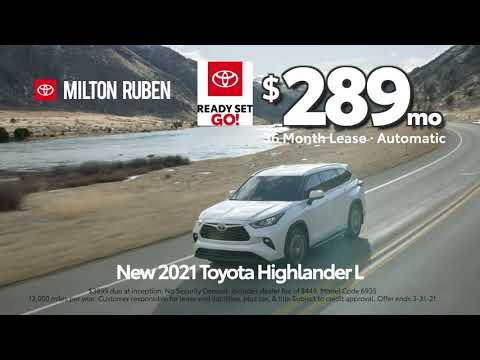 All New 2021 Toyota Highlander | Milton Ruben Toyota Augusta MR TOY 2034 4T