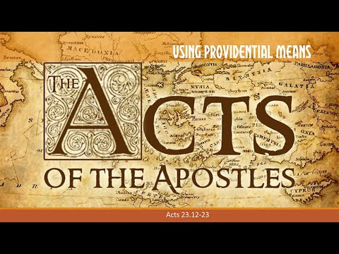 Using Providential Means