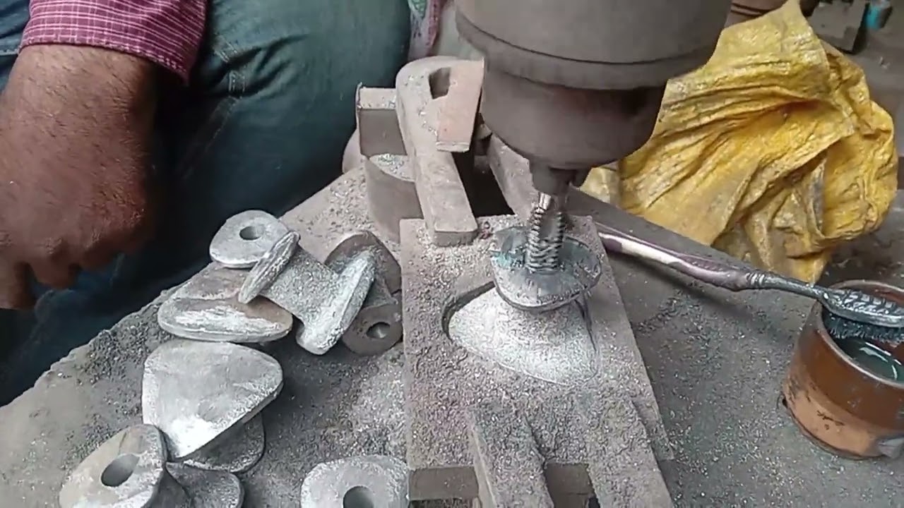 How They Cut Thread Using a Bench Drill.