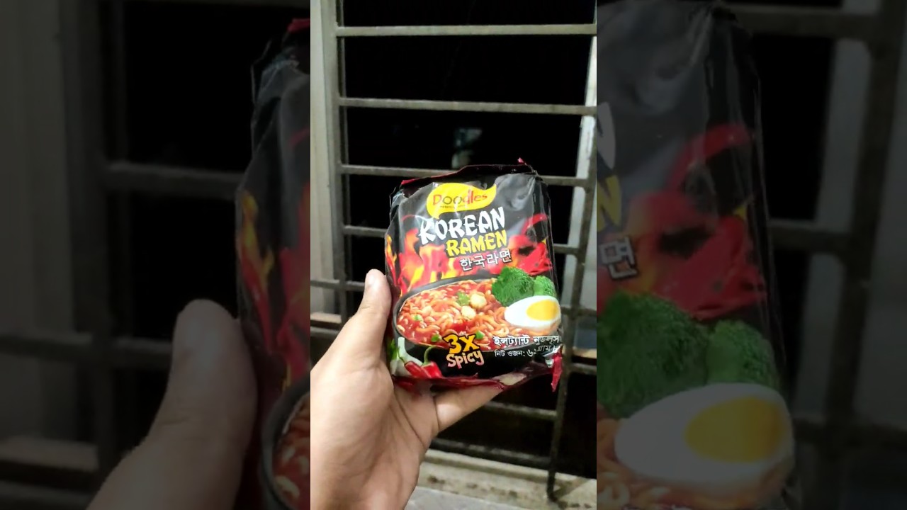 Viral doodles Korean ramen recipe!  #viralshort #ramen #doodles #trendingshorts