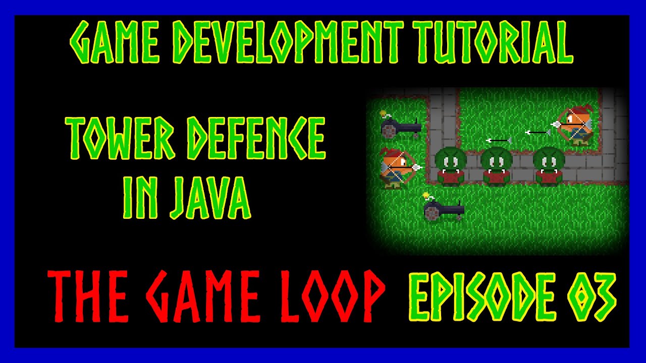 Java Game Development TUTORIAL  - Episode #03 - the GAME LOOP