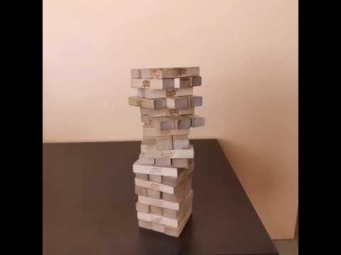 Dog Takes Out Blocks From Jenga Tower Without Toppling It - 1063204-5