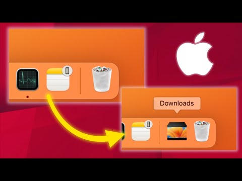 How to Get Downloads Folder Back on Dock - MacBook/iMac 2025