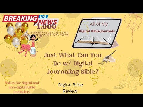 All Of My digital Journaling Bibles (5), Paid and Free!!! Yes!! Look & See! Links Below!
