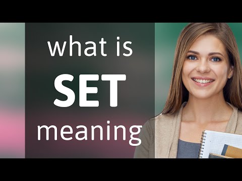 Set | meaning of SET