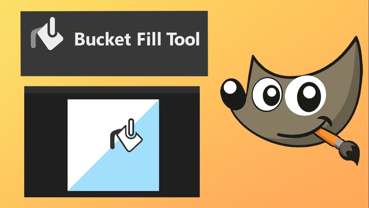 How to Use Bucket Fill tool in GIMP Fill an Image