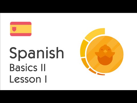 07 Learn Spanish Basics 2 Lesson 1 Duolingo