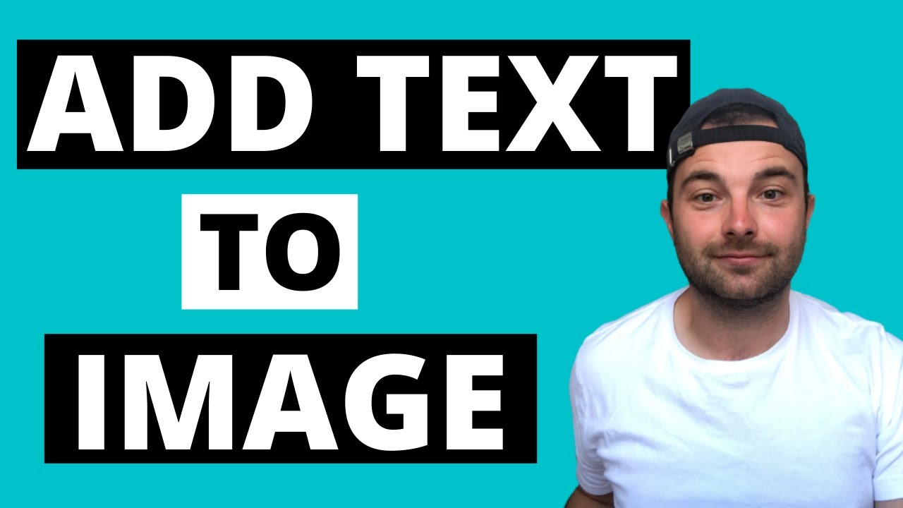 How to ADD TEXT to Image ONLINE