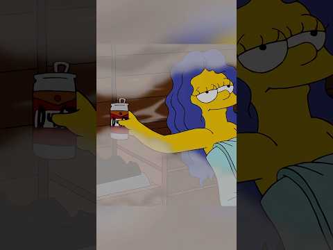 Marge found a sauna in her house ๐คค๐คค#shorts