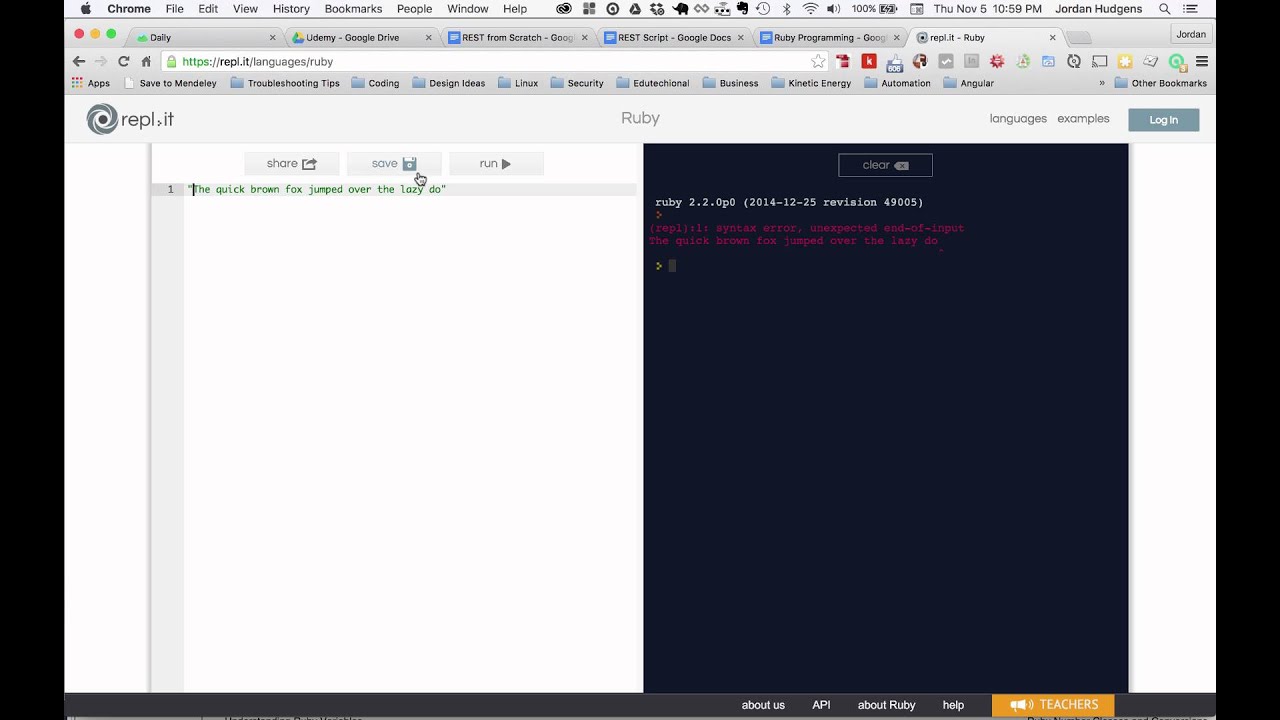String overview in Ruby