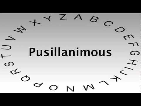 SAT Vocabulary Words and Definitions — Pusillanimous