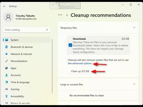 How to (NOT) Use Cleanup Recommendations in Windows 11