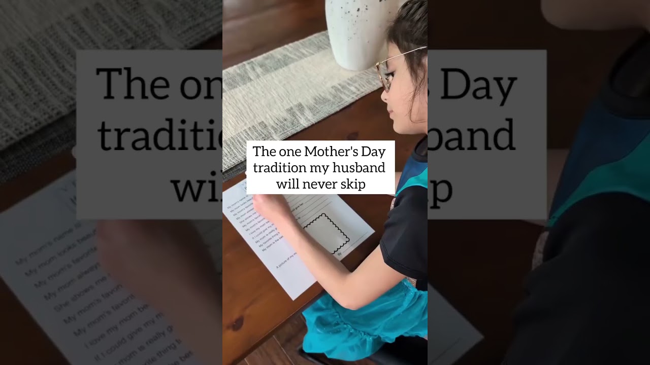 Every year, my husband helps the kids fill out a Mother’s Day questionnaire—with questions all ab...
