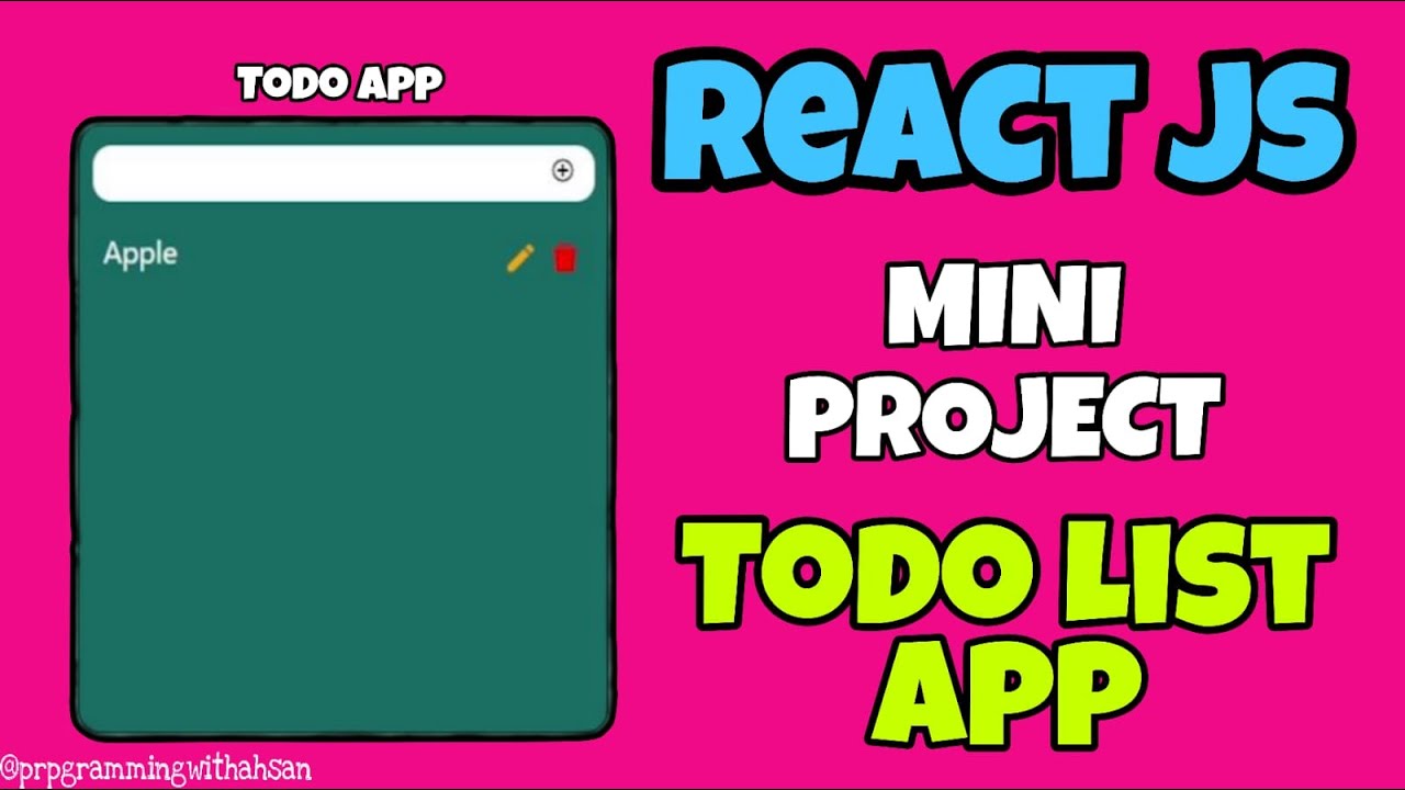 Build Awesome Todo List App Using ReactJs