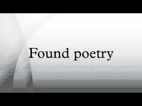 Found poetry