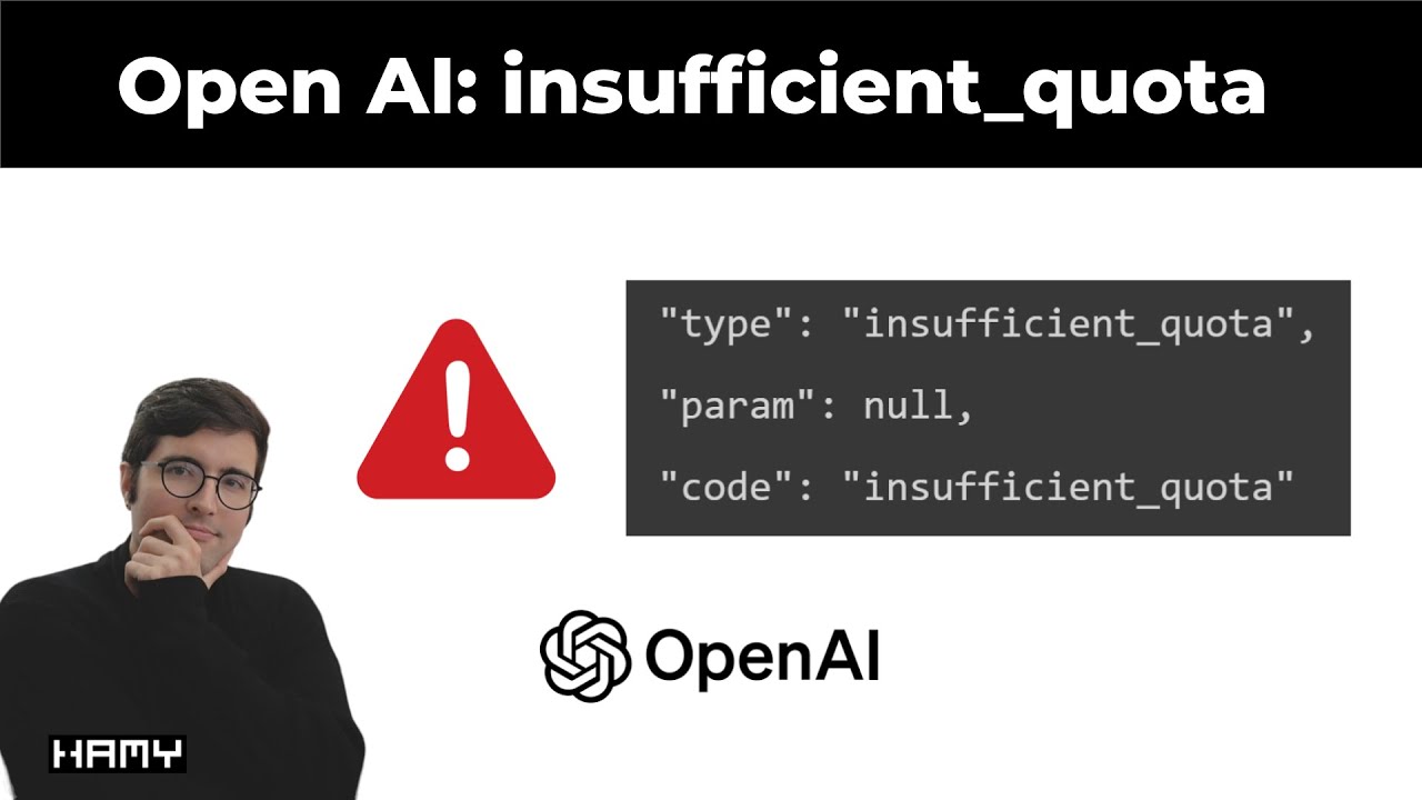 How to fix Open AI API `insufficient_quota` Error