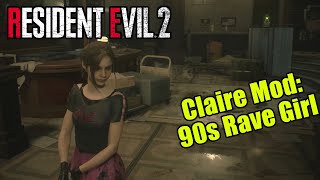 RE2 Claire Mod 90s Rave Girl at Resident Evil 2 (2019) Nexus - Mods and ...
