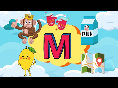 Words That Start With M | Words That Start With Letter M for Toddlers | Kids Vocabulary