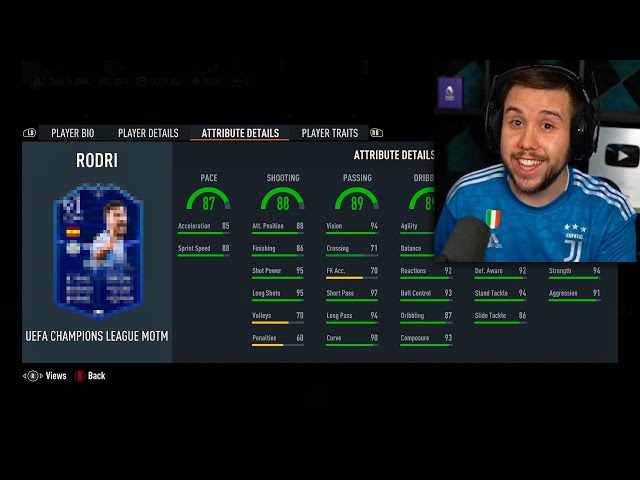 FIFA 23 UCL MOTM Rodri SBC: How to complete, expected costs, and more