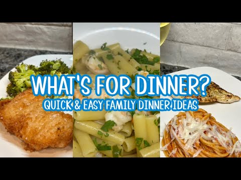 WHATS FOR DINNER TONIGHT | EASY DINNER IDEAS | MEAL INSPIRATION IDEAS