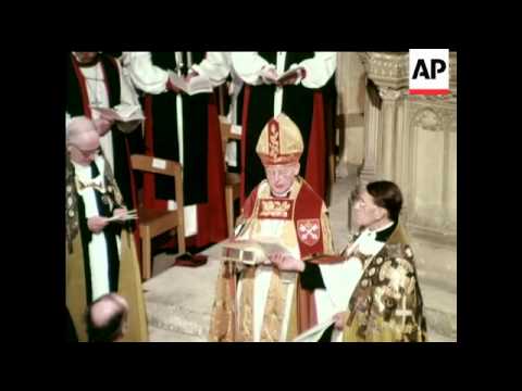 ENTHRONEMENT OF THE ARCHBISHOP OF CANTERBURY - Colour