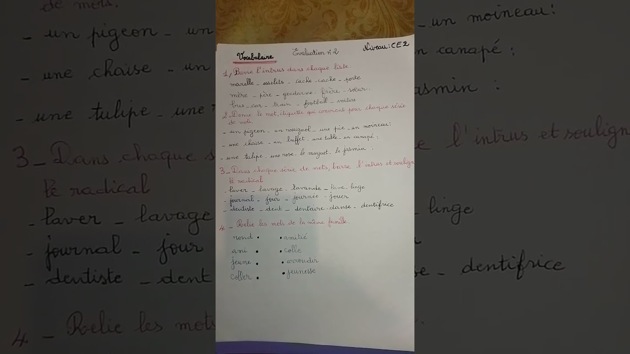 Correction of assessment n°2 of the 1st semester.