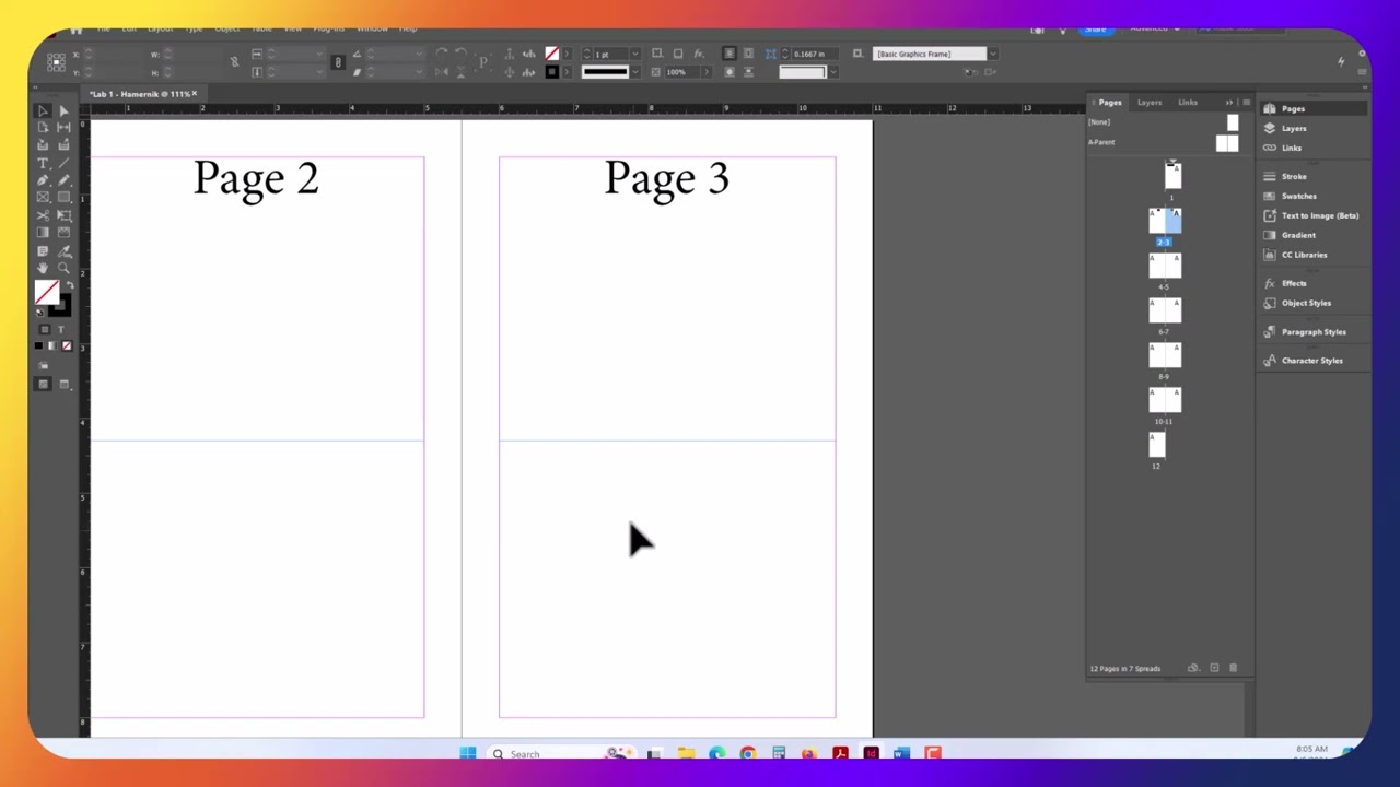 InDesign Print Booklet set up tutorial