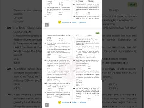 Motion in a Straight Line | Neet 2025 | Neet 2026 | Neet 2025 Answer Key | Neet 2025 Expected Cutoff