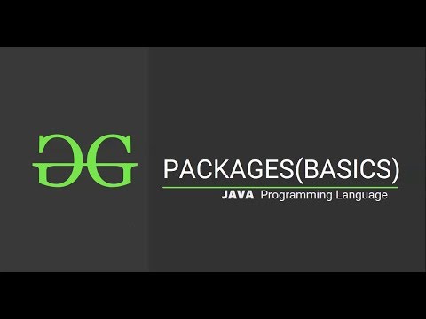 Packages (Basics) | GeeksforGeeks