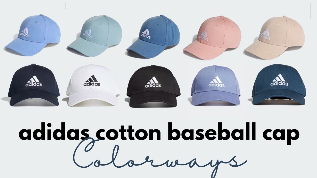 COLORWAYS | ADIDAS COTTON BASEBALL CAP | A LIGHTWEIGHT CAP WITH AN ADJUSTABLE FIT
