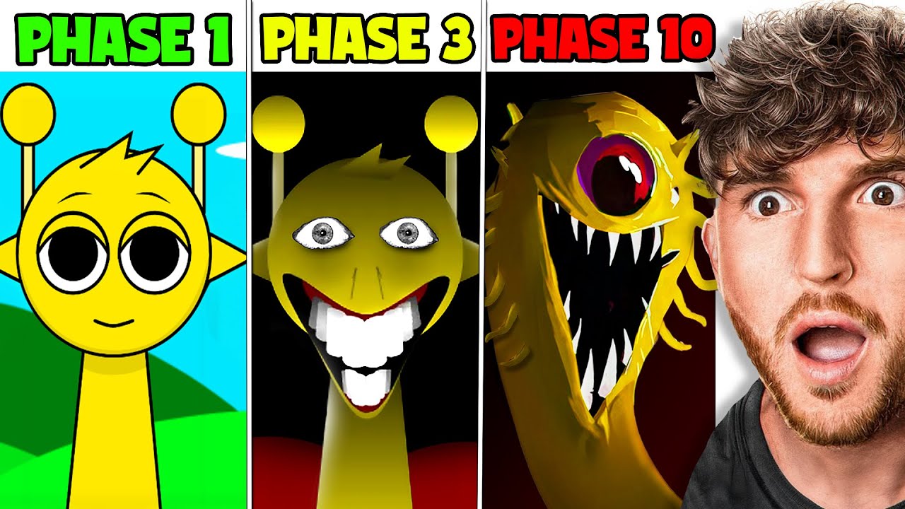 Unlocking EVERY PHASE in Sprunki.. (1-10)
