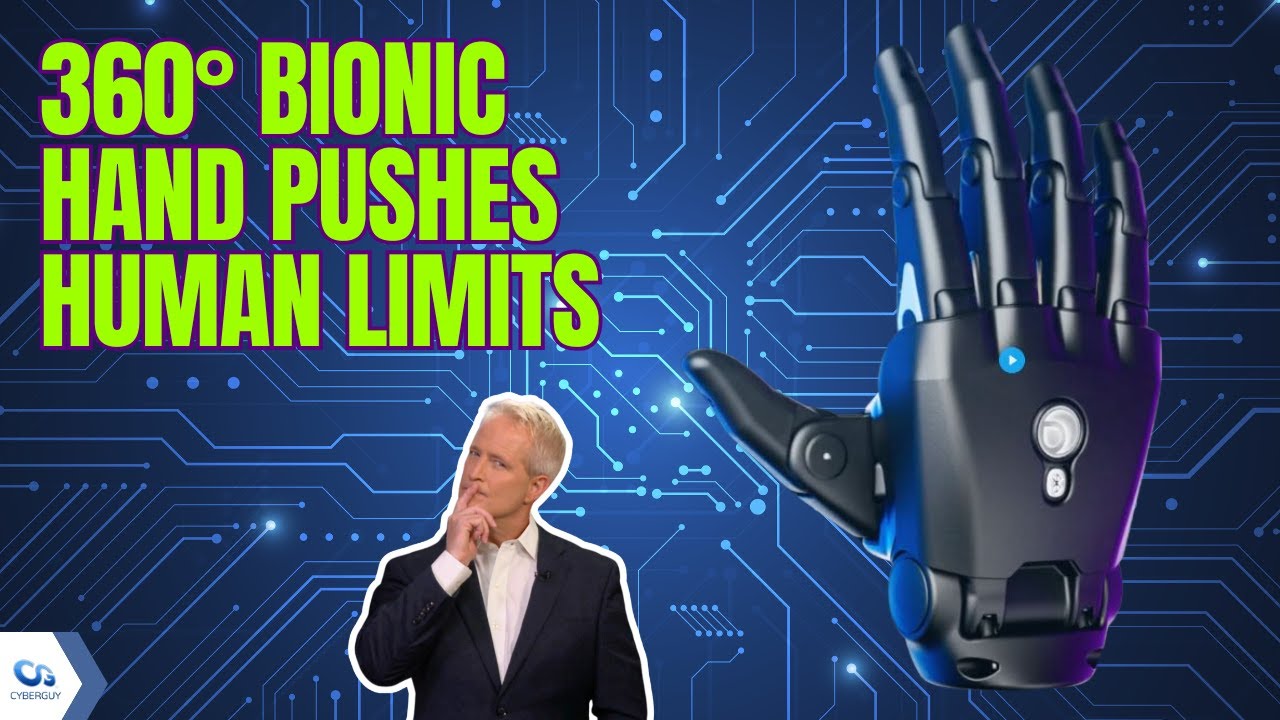 Wireless waterproof bionic hand with 360-degree wrist rotation | Kurt the CyberGuy