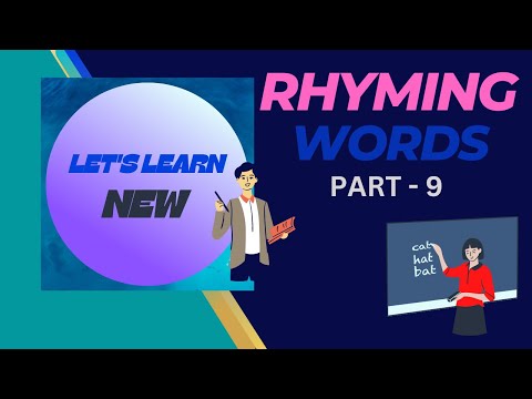 Rhyming words 9