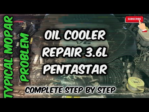 Replacing 3.6L engine Oil Cooler, Step by Step