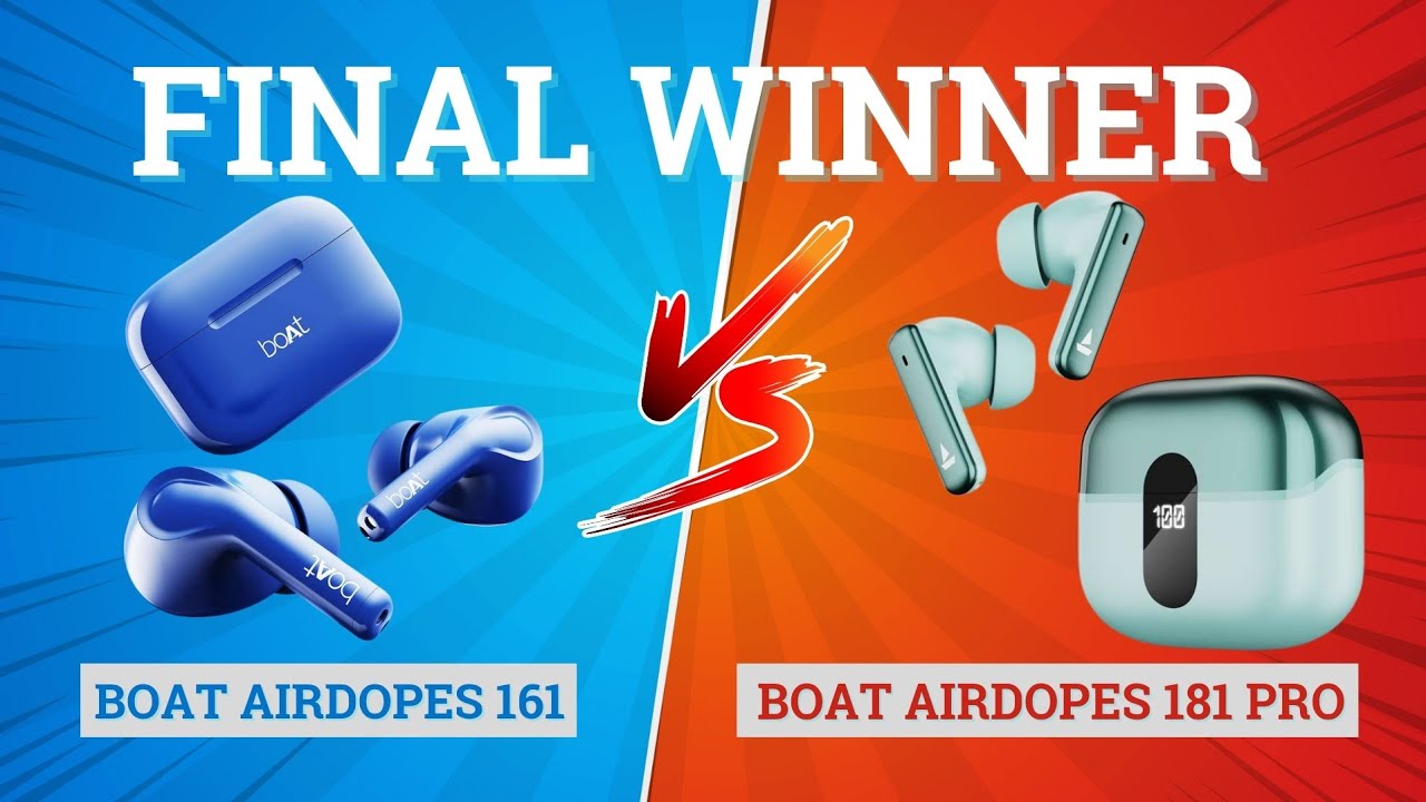boAt Airdopes 161 vs Boat airdopes 181 Pro 🔥 Which One’s Worth It?