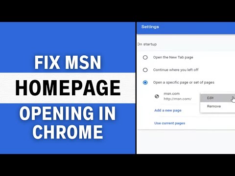 How to Fix MSN Homepage Opening in Google Chrome FIX [Solution]