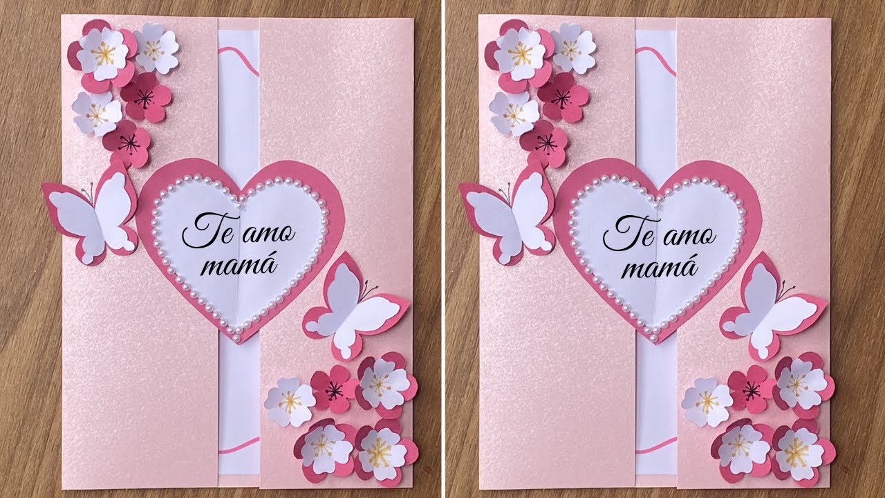 Tarjetas DIY para el Día de la Madre 💖 Ideas Fáciles y Bonitas Paso a Paso #diy 