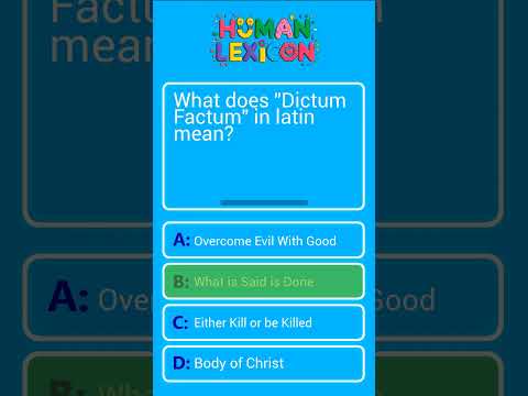 What does "Dictum Factum" in latin mean?